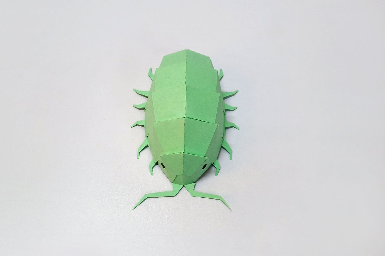DIY Papercraft Isopod,bug Svg,papercraft Bug,papercraft Insect,low Poly ...