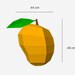 DIY Papercraft Mango Fruit,kitchen Props,fruit Basket,photography Props ...