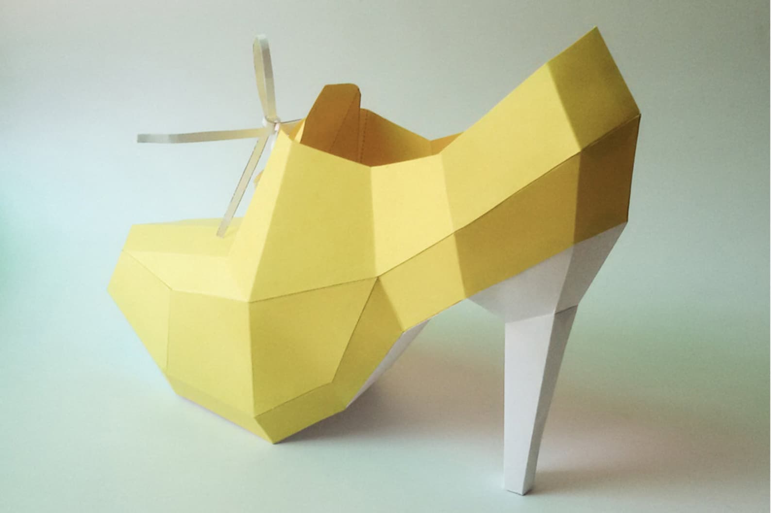 Diy Papercraft High Heel Ankle Bootdiy Papercrafpapercraft Etsy