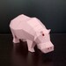 DIY Papercraft Hippo Sculpture,3d Papercraft,papercraft Sculpture ...