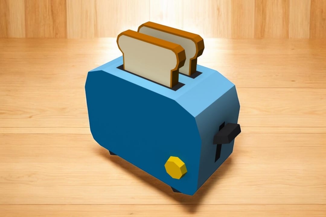 DIY Papercraft Toaster Favor, Electric Toaster Model, Kitchen ...