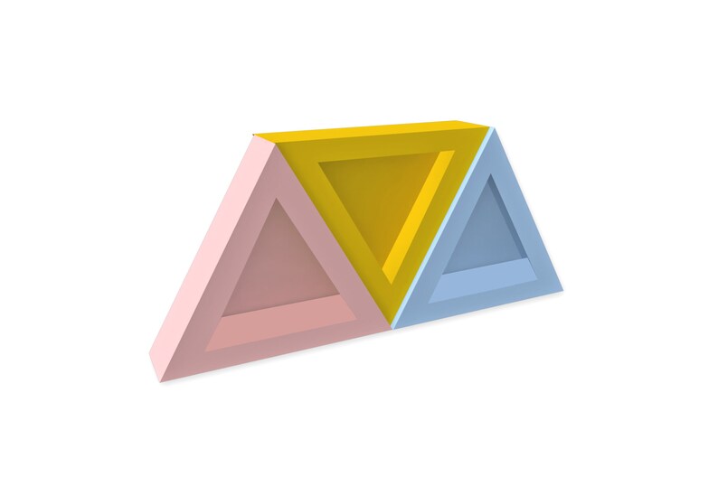 DIY Papercraft Triangle Box, Printable Display (pdf, Eps, Dxf & Png) - Etsy