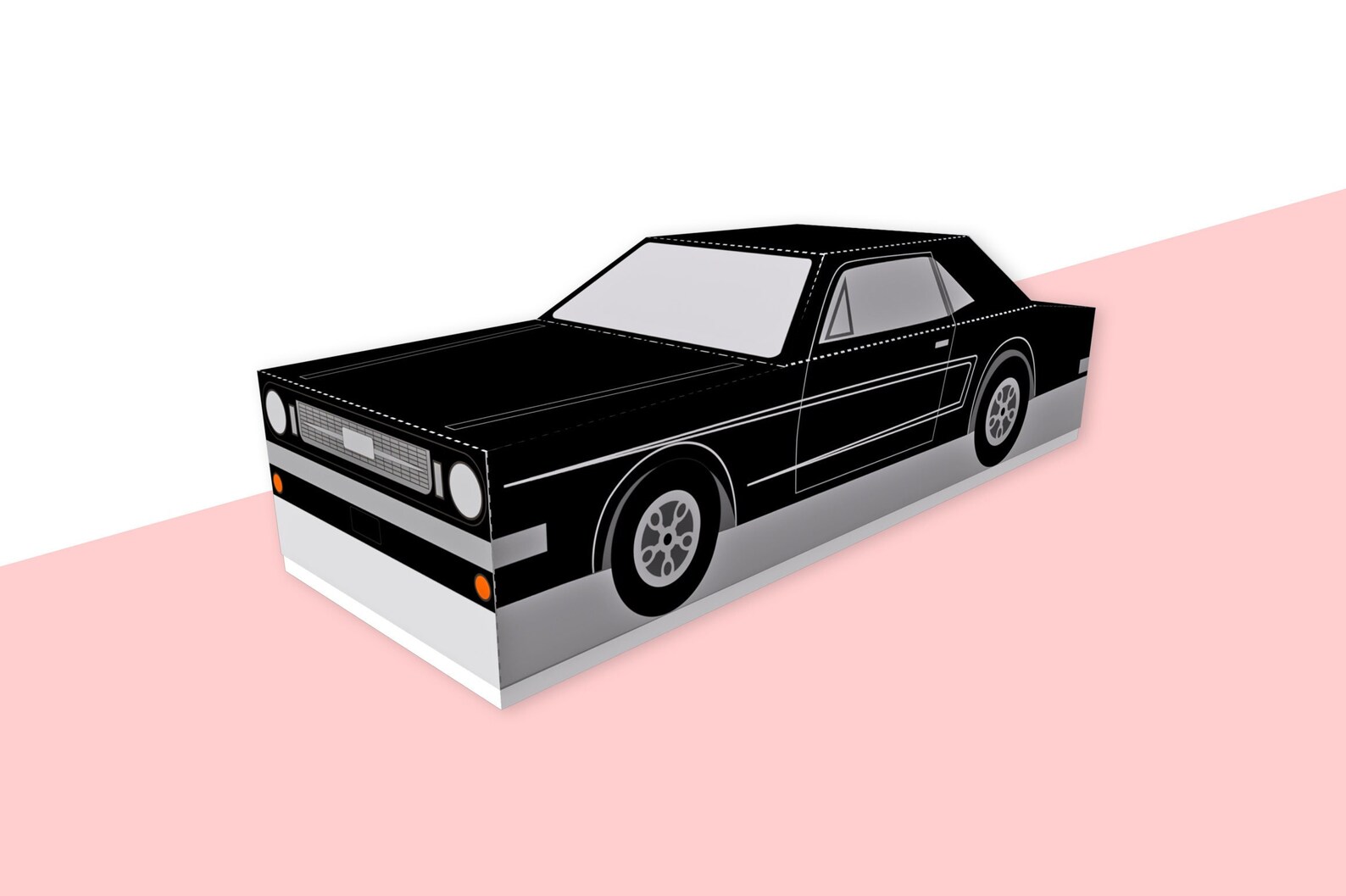 DIY Printable Car Favor,papercraft Car,vintage Car,car Gift Box,candy ...