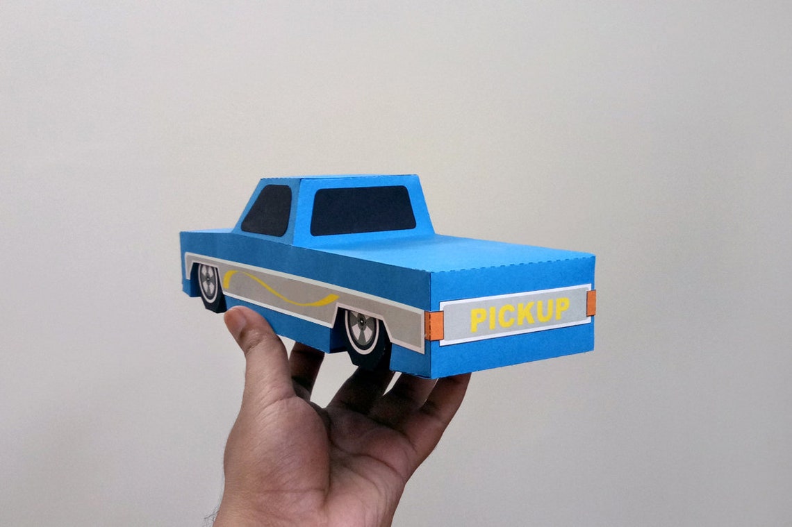 DIY Papercraft Pickup Truck,lowrider Truck,chevy Truck,vintage Car ...