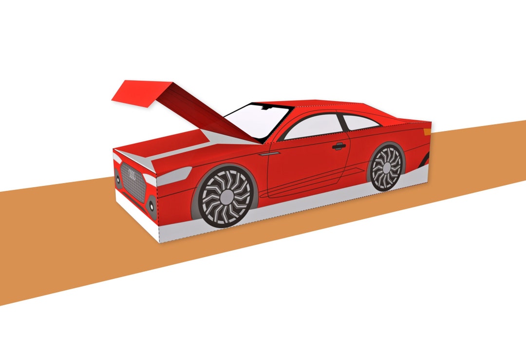 DIY Printable Car Favor,goodies Box,papercraft Car,gift Box,candy Box ...