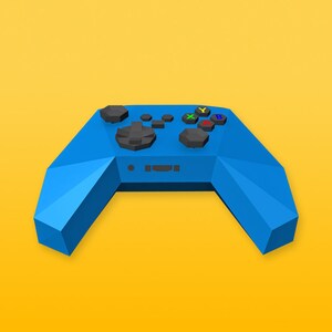 Papercraft Gamepad, 3D Game Controller, Virtual Reality Prop (digital ...