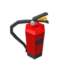 DIY Papercraft Fire Extinguisher Dxf,fire Extinguisher Png,printable ...