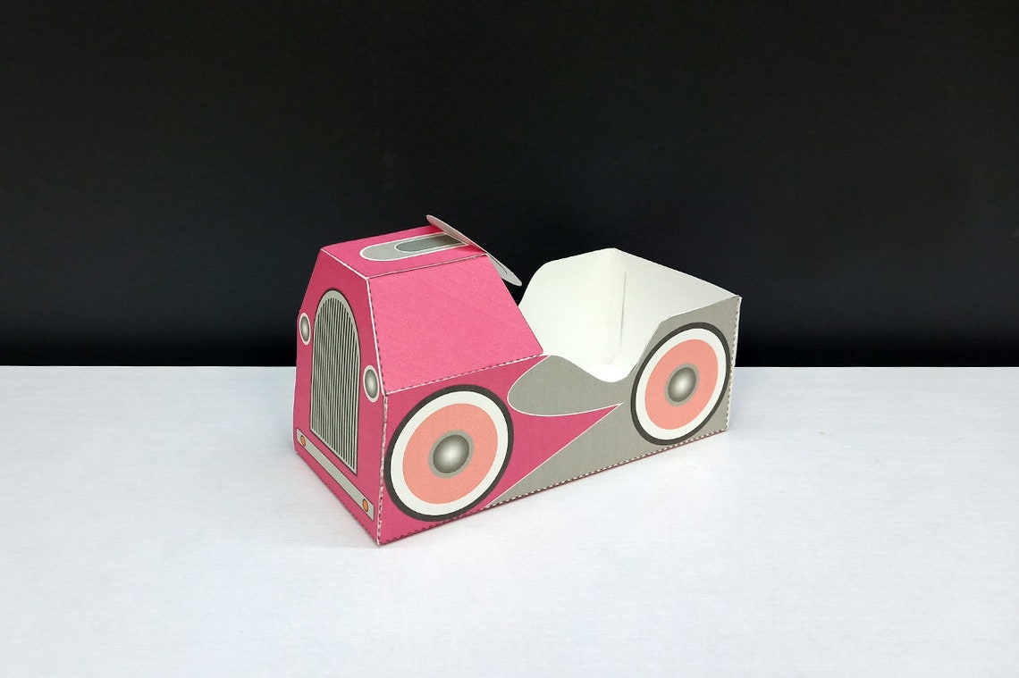 DIY printable Car favorpapercraft cargift boxCandy | Etsy