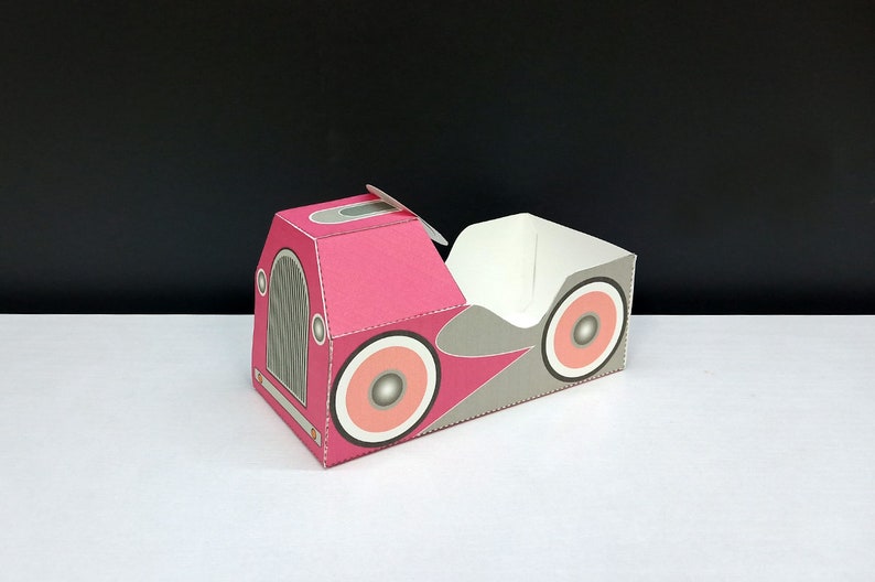 DIY Printable Car Favorpapercraft Cargift Boxcandy | Etsy