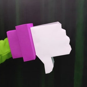 DIY Papercraft Thumbs up Sign, 3D Hand Gesture (pdf, Dxf, Png) - Etsy