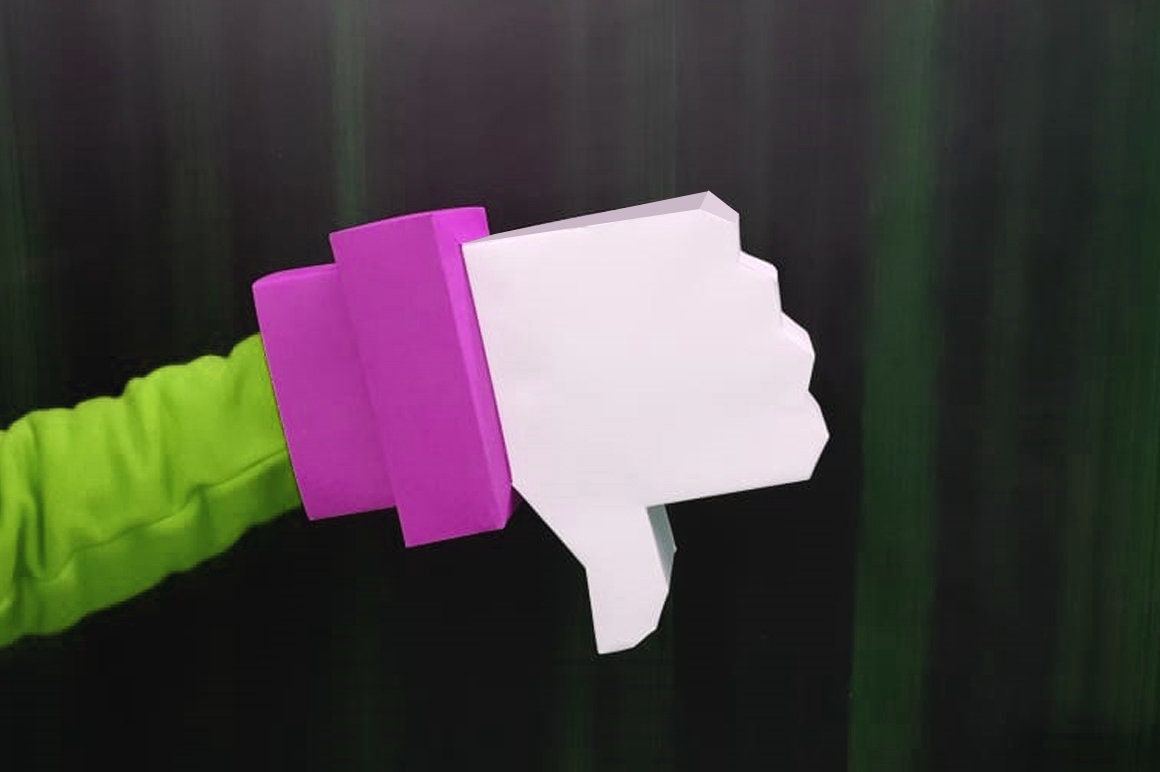 DIY Papercraft Thumbs Upcheer up Signall the Best Signhand - Etsy