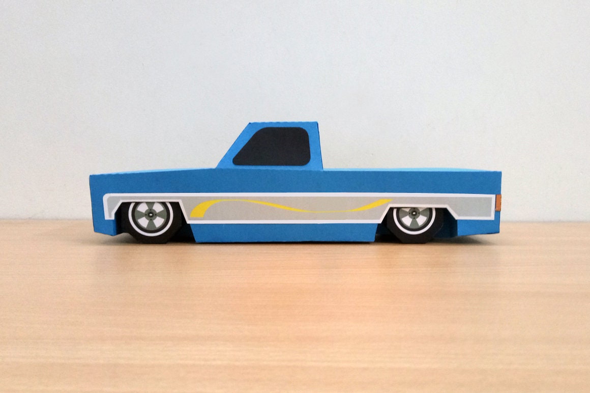 DIY Papercraft Pickup Trucklowrider Truckchevy Truckvintage - Etsy Canada