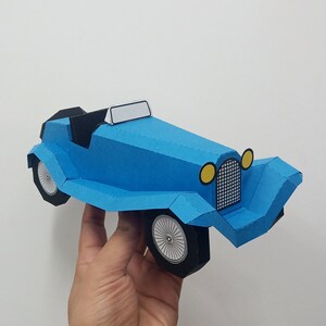 DIY Papercraft Vintage Car,paper Car,3d Papercraft,low Poly Papercraft ...