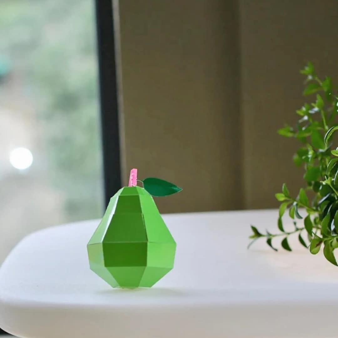 DIY Papercraft Pear,papercraft Fruits,paper Toy,party Decoration ...