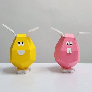 DIY Papercraft Easter Eggs,easter Bunny,easter Rabbit,egg Art ...