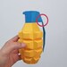 DIY Papercraft Hand Grenade Favor,hand Grenade Model,paper Toy,party ...