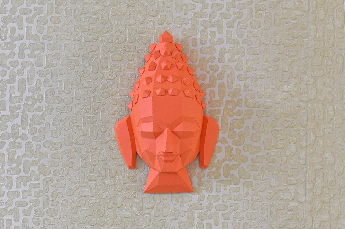 DIY Papercraft Buddha Head Trophybuddha Trophybuddha - Etsy Canada