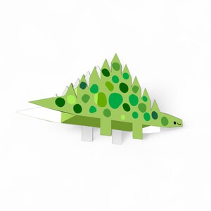 DIY Papercraft Stegosaurus Sculpture, Papercraft Dinosaur Sculpture ...