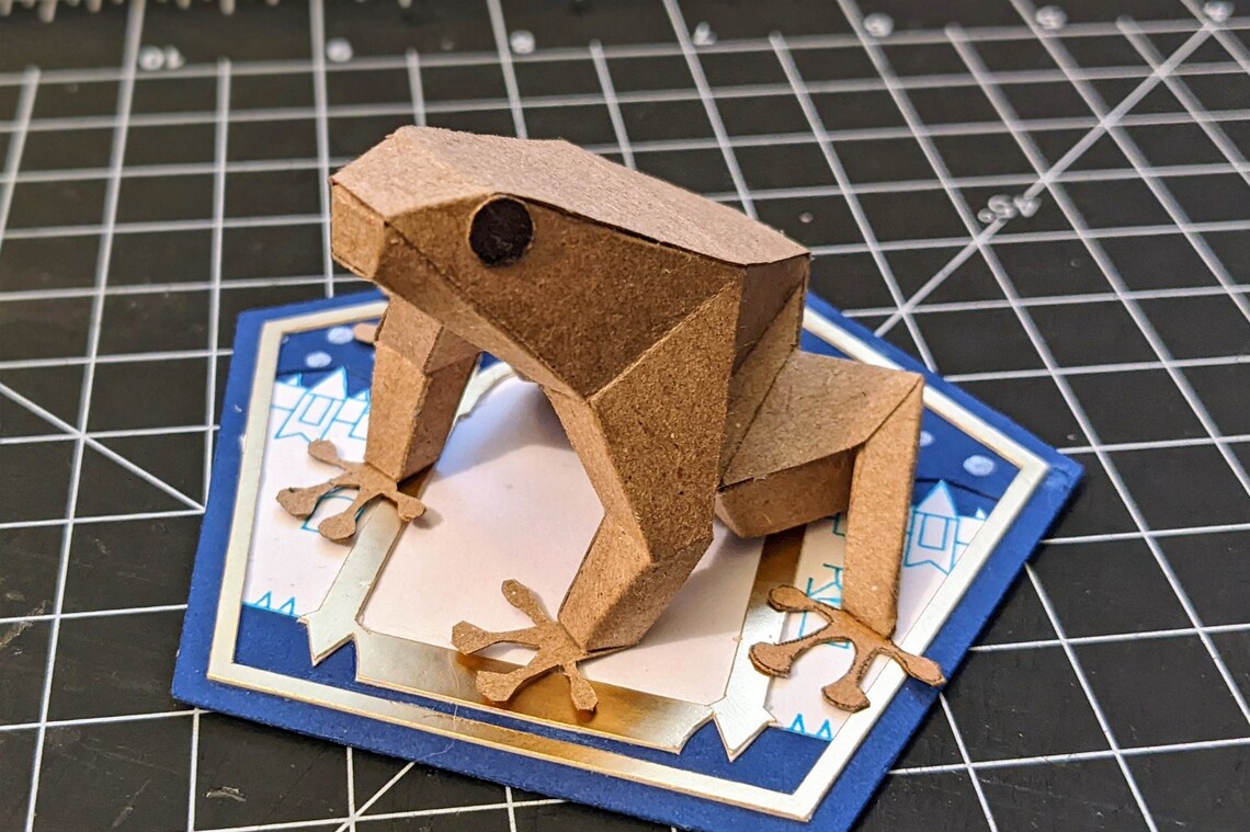 DIY Papercraft Frogdigital Downloaded Craft Frogpaper - Etsy
