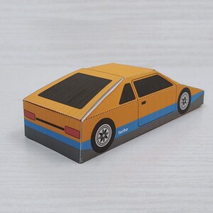 DIY Printable Car Favor,papercraft,instant Digital Download, Paper Gift ...