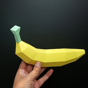 DIY Papercraft Banana, Papercraft Fruit,party Decoration, Nursery Decor ...
