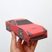 DIY Printable Car Favor,papercraft Car,ferrari Favor,gift Box,candy Box ...