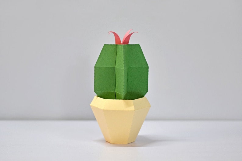 DIY Papercraft Cactus Plantercactus Svgcacti Plantscacti | Etsy