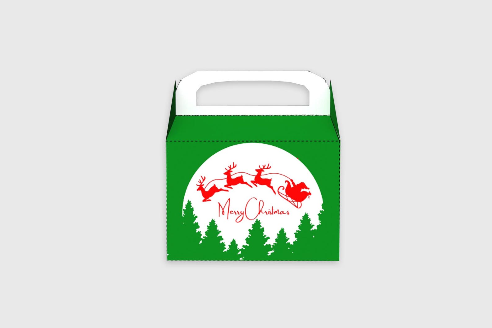 Papercraft Christmas Favor Hut, Printable Gift Box (digital Files) - Etsy
