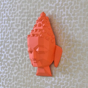 DIY Papercraft Buddha Head Trophy,buddha Trophy,buddha Gifts,buddha ...