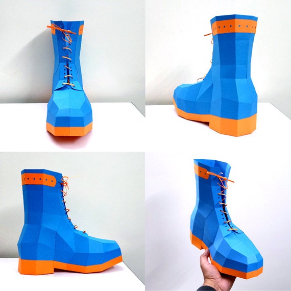 Plantilla De Bota Imprimible