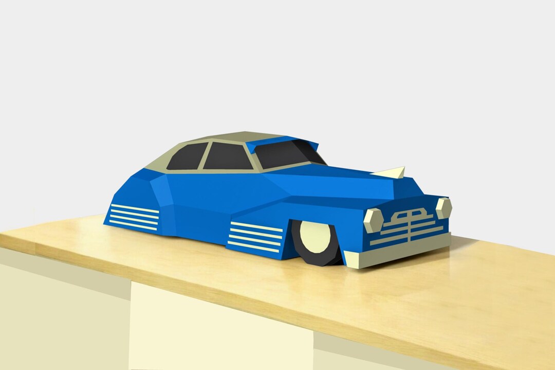 DIY Papercraft Car,paper Car,3d Papercraft,lowpoly Papercraft,printable ...