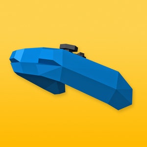 Papercraft Gamepad 3d , Game Joystick, Virtual Reality Props, Console ...