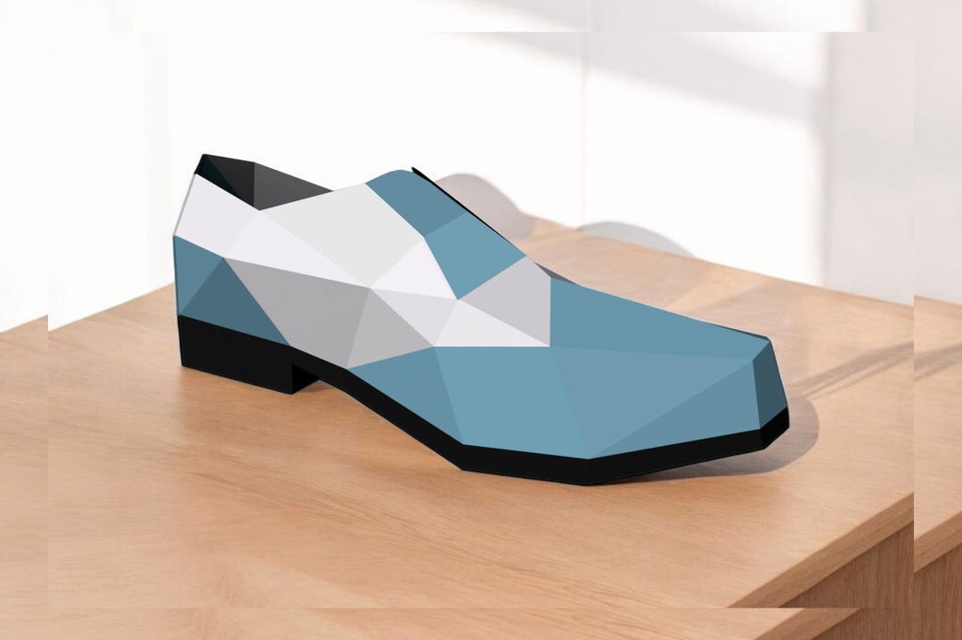 DIY Papercraft,paper Shoe,pointed Shoe,printable Shoe,3d Shoe,props ...