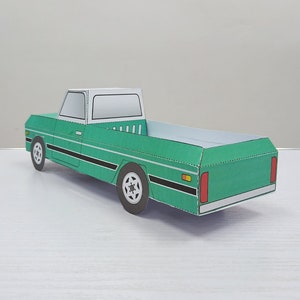 DIY Pick up Truck Favor,party Favor,papercraft Pick up Truck Model ...