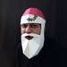 Santa Claus Low Poly Mask,santa Mask,diy Mask,christmas Party,christmas ...