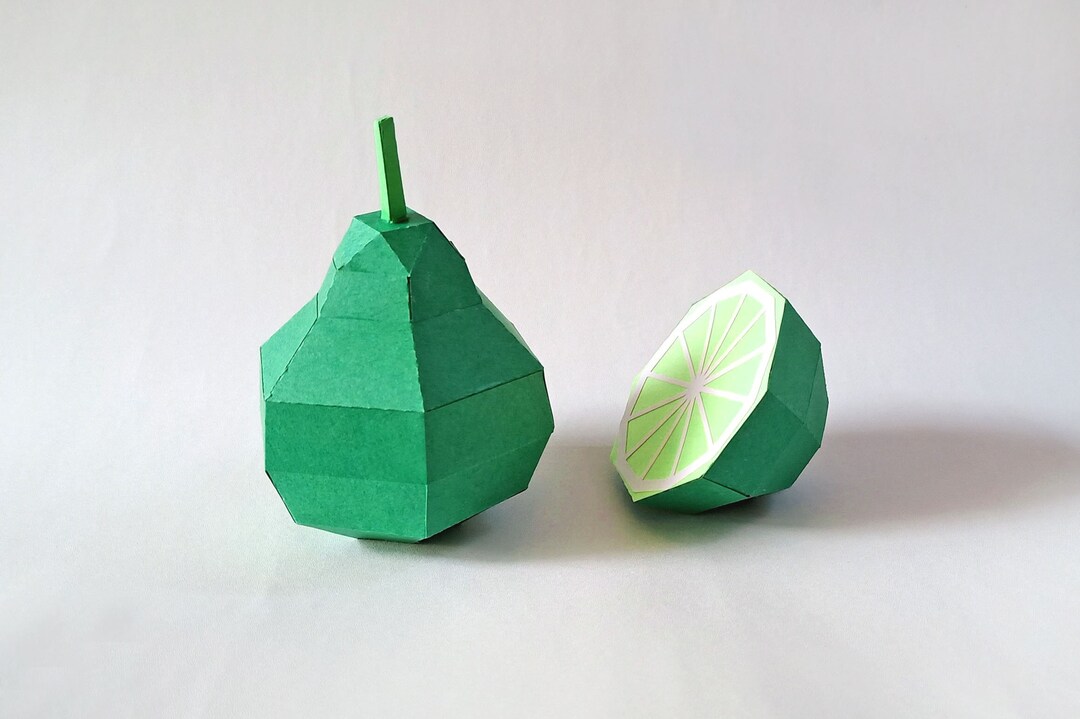 DIY Papercraft Bergamot Orange, 3D Origami Fruit (digital Files) - Etsy