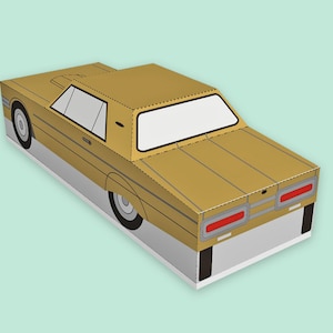 DIY Printable Car Favor,goodies Box,papercraft Car,gift Box,candy Box ...