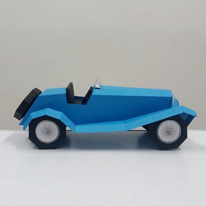 DIY Papercraft Vintage Car,paper Car,3d Papercraft,low Poly Papercraft ...
