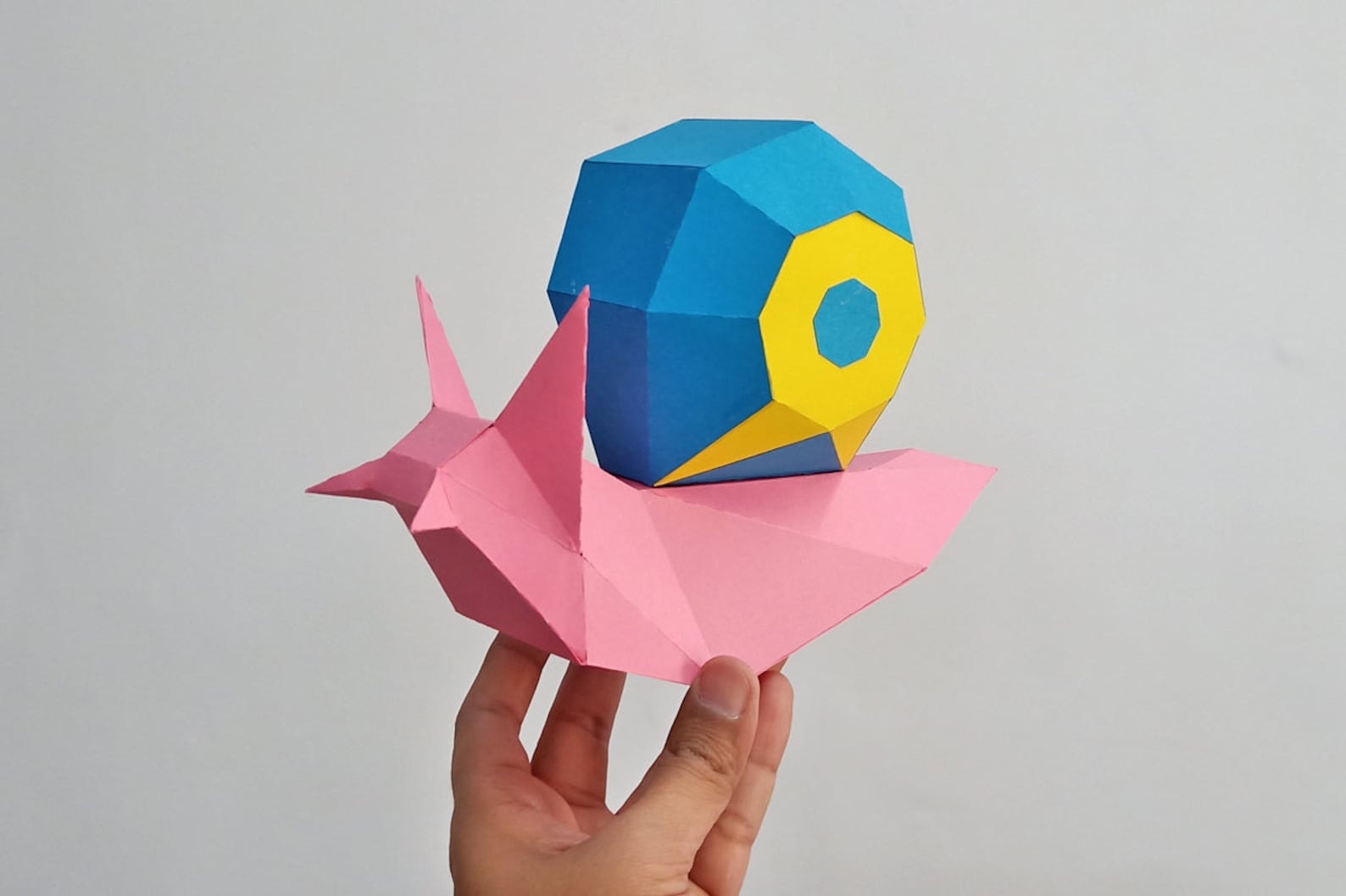 DIY Papercraft SnailPaper Snail modelPrintablesPaper | Etsy