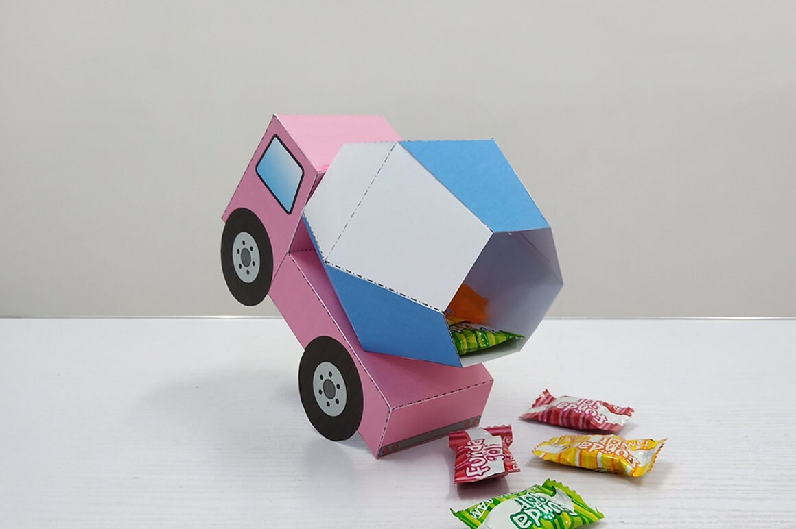 DIY Construction Truck Favorparty Favorparty Decorprintable - Etsy