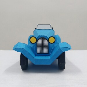 DIY Papercraft Vintage Car,paper Car,3d Papercraft,low Poly Papercraft ...