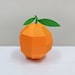 DIY Papercraft Orange,papercraft Fruit,paper Toy,party Decoration ...