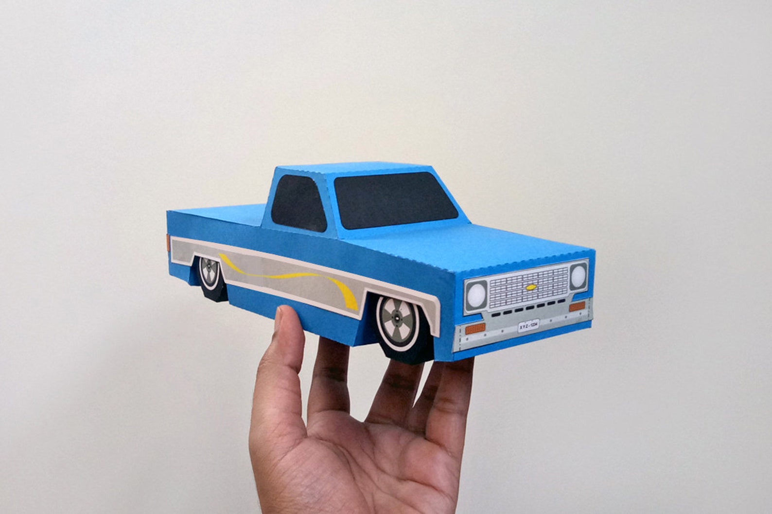 DIY Papercraft Pickup Trucklowrider Truckchevy Truckvintage - Etsy Canada