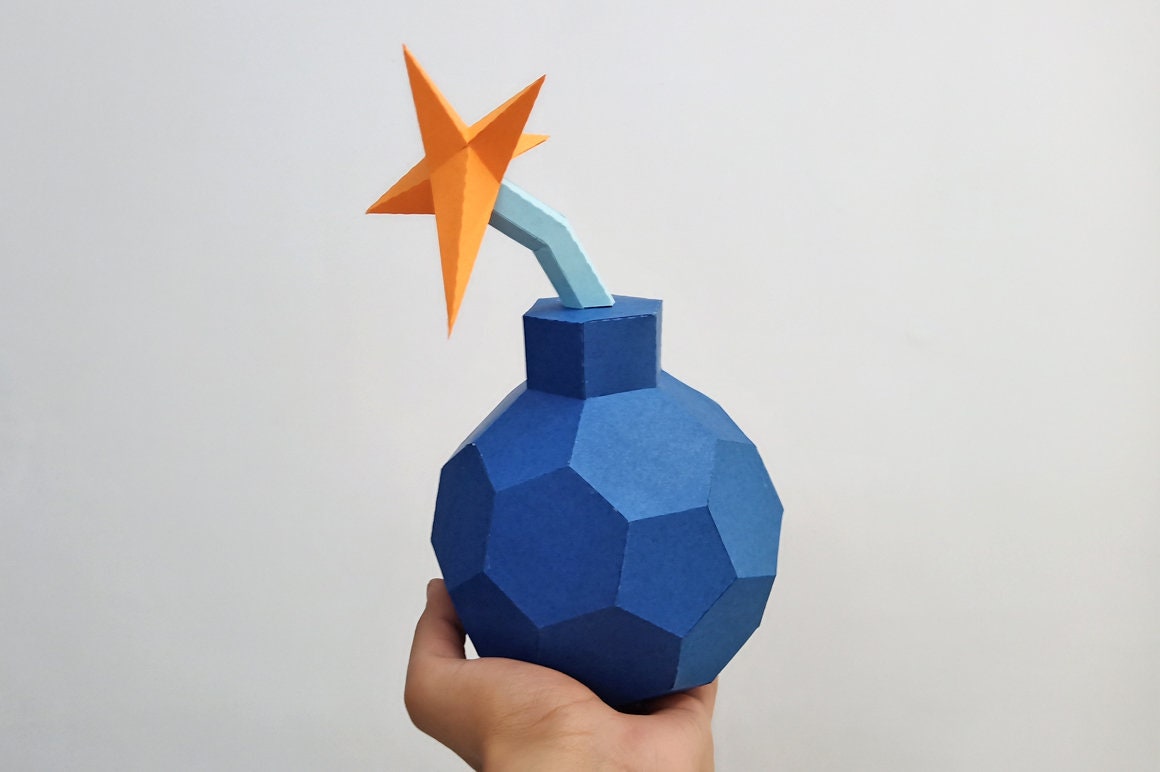 DIY Papercraft Cannon Bomb, Party Decoration (digital Files) - Etsy
