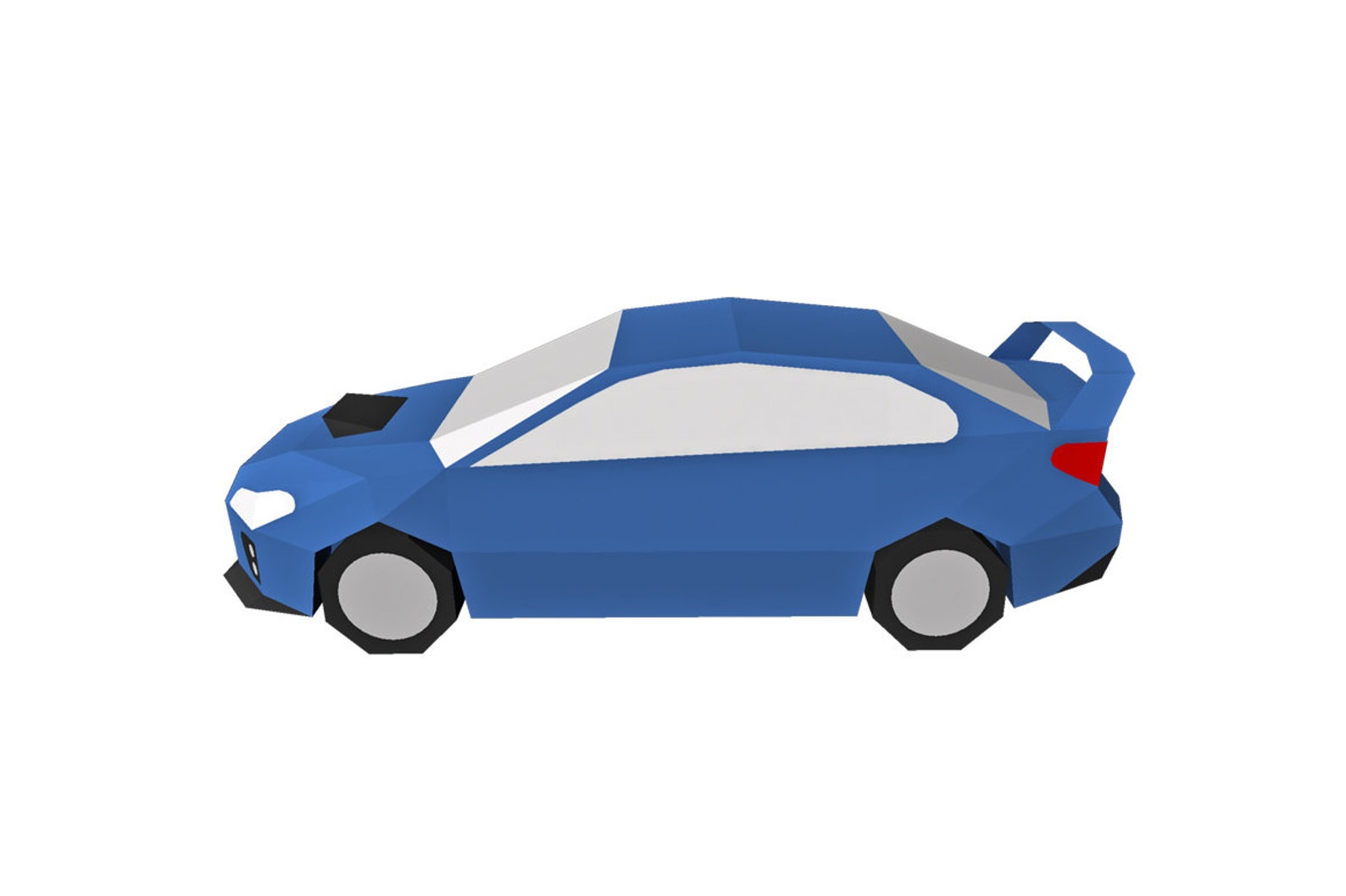 DIY Papercraft Sedan Carpaper Sports Car3d Papercraftlow - Etsy