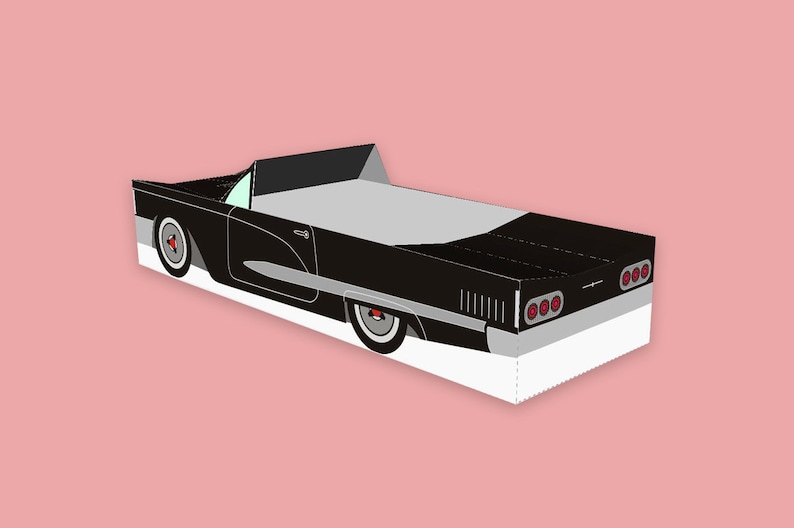 DIY Printable Car Favor,convertible Car,papercraft Car,gift Box,candy ...