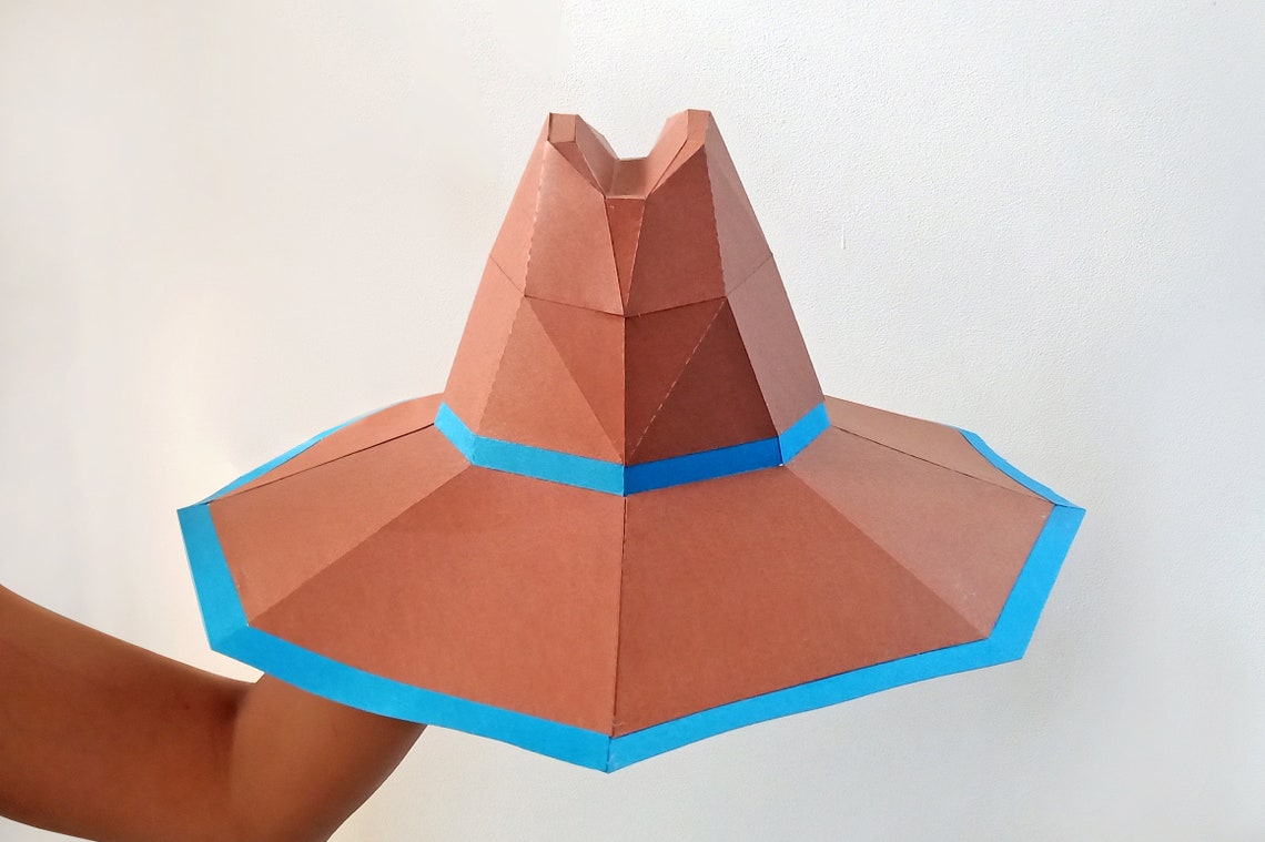 DIY Papercraft Hat, Hat Png, Hat Dxf, Hat Templates, Party Hat Prop ...