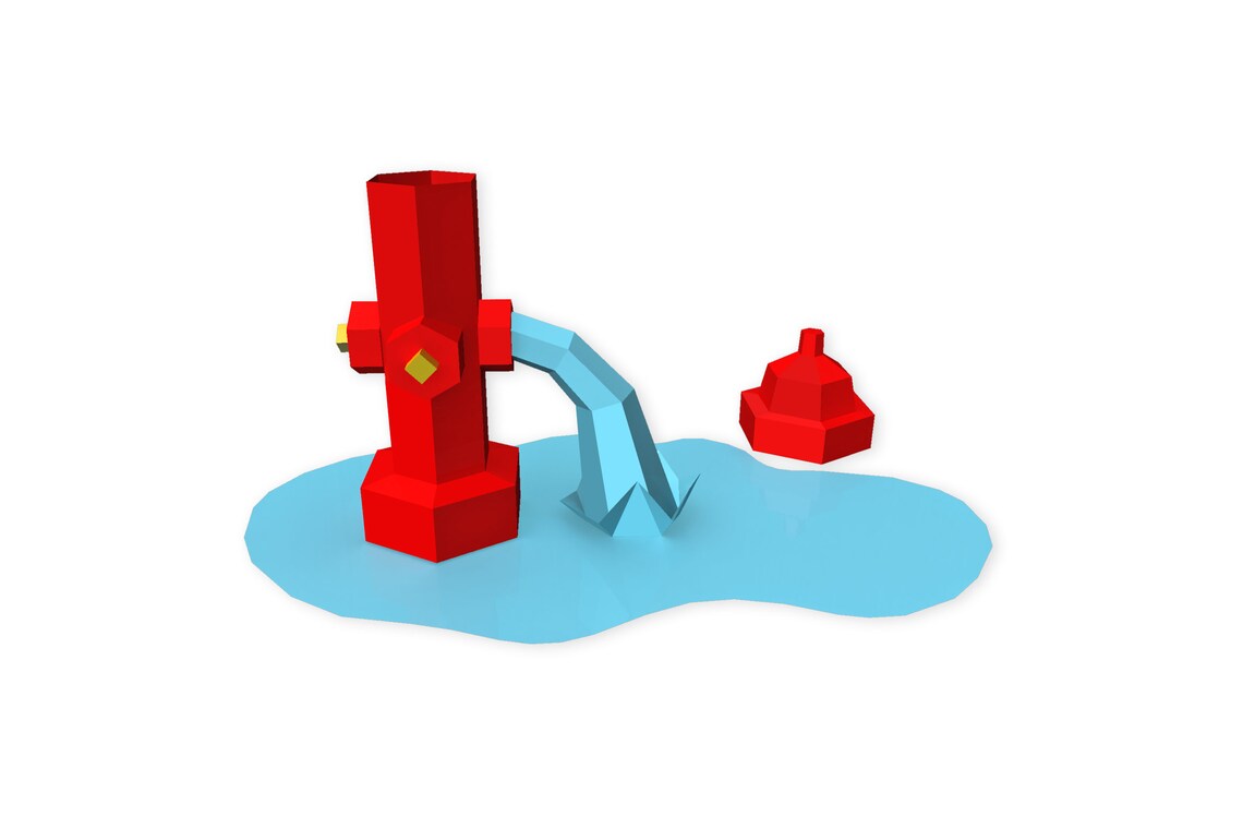 DIY Fire Hydrant, Water Hydranrt,fire Safety Props,water Props,hydrant ...