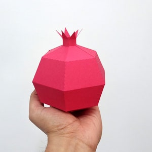 Papercraft Pomegranate Pattern, Party Decoration (digital Download) - Etsy