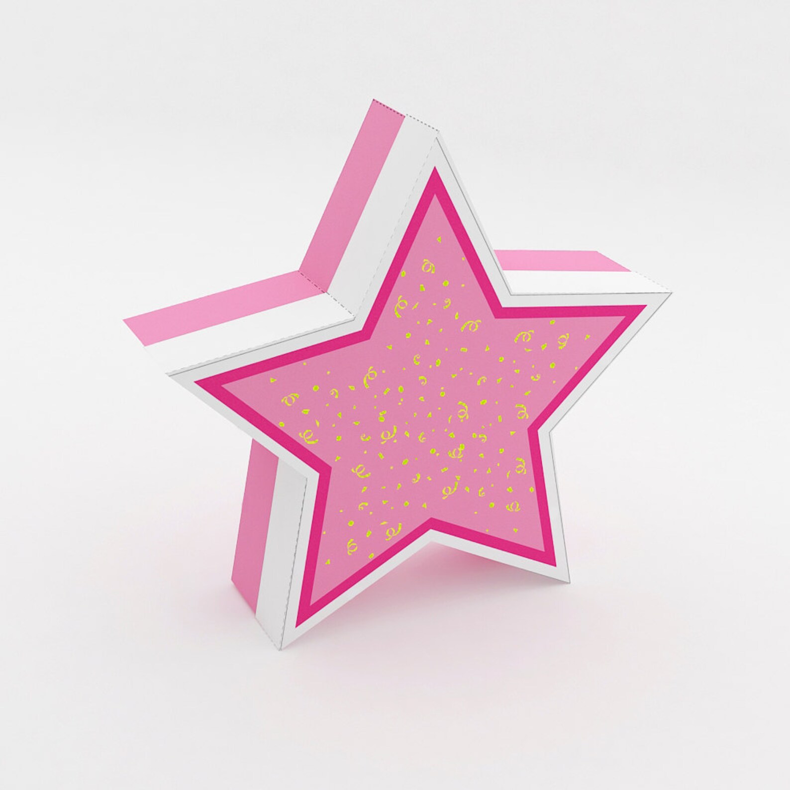 DIY Star Favor Box Templates, Printable Gift Box (digital Download) - Etsy